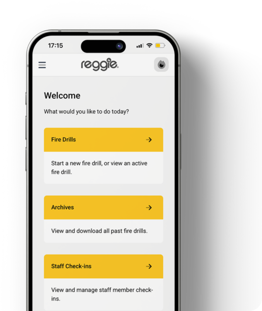 Reggie® Fire Drill